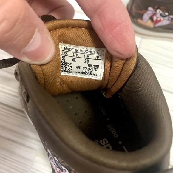 adidas | Shoes | Rare Toddler Adidas X Looney Tunes Taz Tazmanian Devil ...